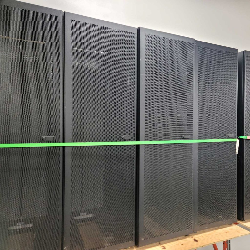 Empty computer server frames only - Burrard Power